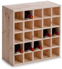 Stojan na víno, dřevěný, 25 lahví