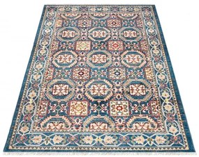 Kusový koberec RIVOLI EE62B Klasický modrý Rozměr: 200x305 cm