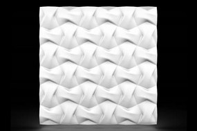 Polystyrénový 3D obkladový panel 60 x 60 cm Luk bílý