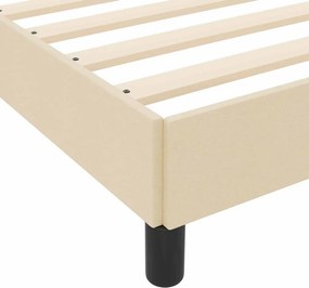 Postel s boxspringem Krémová 200 x 200 cm textil 3398519