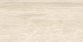 Mexen Neo Travertino Matná rektifikovaná glazovaná gresová dlaždice Crema G1, podlahová a nástěnná 120 x 60 cm