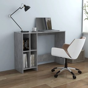 vidaXL Stůl na notebook betonově šedý 102,5x35x75 cm kompozitní dřevo