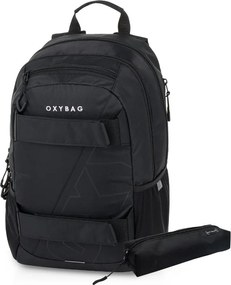 Oxybag OXY SPORT - set 2 ks: studentský batoh Black, penál