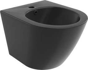 Mexen LENA, závěsný bidet, 48 x 37 cm, černá matná, 35224885