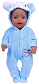 Oblečky pro panenky Baby Born a American girl (43-45) cm, mix druhů Barva: světle modrá