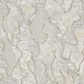 Luxusní  šedo-zlatá vliesová tapeta na zeď, štuková omítka, Z34909, Elie Saab 2