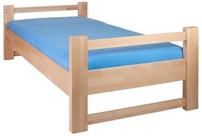 Buková postel jednolůžko - Lucas  - cm   , 90x200