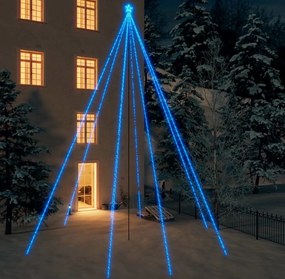 vidaXL Vánoční světelný strom dovnitř i ven 1300 LED 8 m [328767] Barva: Modrá