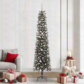 Umělý vánoční stromeček Zelená 240 cm PVC, plast a ocel 3395966