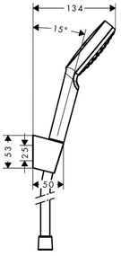Hansgrohe HG SET Logis E1 - Sprchový systém pod omítku - páková baterie kompletní sada, chrom