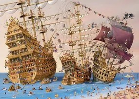HEYE Puzzle Korzár (Corsair) / 1000 dílků / 50 x 70 cm