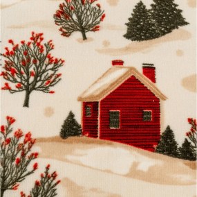Mikroplyšové povlečení FARM HOUSE krémové Rozměr povlečení: 70 x 90 cm | 140 x 220 cm