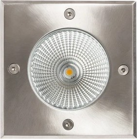 RED R11962 RIZZ SQ 125  nerez 230V LED 7W IP67  3000K - RED - DESIGN RENDL