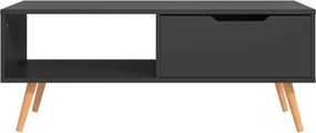 Konferenční stolek šedý 100 x 49,5 x 43 cm kompozitní dřevo 326788