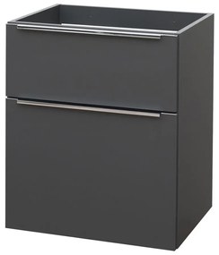 Mereo Mereo, Mailo, koupelnová skříňka 61 cm, bílá, dub, antracit, CN530S