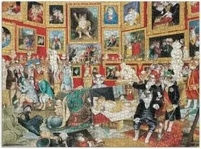 Galison Puzzle Tribuna Uffizi s kočkami / 1500 dílků / od 8 let