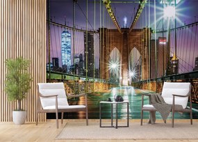 Fototapeta na míru Cesta Přes Brooklynský Most | Vliesová fototapeta na zed' | DFTNXXL2439