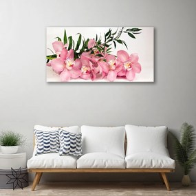 Obraz na plátně Orchidej Květiny Lázně 100x50 cm