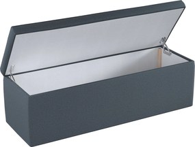 Čalouněná skříň barva modrá látka pletený vzor
