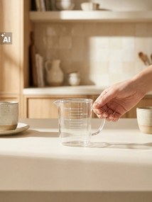 Sinsay - Skleněná kuchyňská odměrka - clear