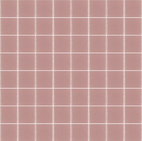 Hisbalit Skleněná mozaika růžová Mozaika 166A MAT 4x4  4x4 (32x32) cm - 40166AMH