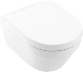 Villeroy & Boch ARCHITECTURA - WC mísa bez okraji, závěsný model, DirectFlush, 530x370x330 mm, bílá Alpin CeramicPlus 4694R0R1