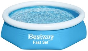 Bestway Bazén s nafukovacím prstencem Fast Set 2,44 x 0,61 m 57448