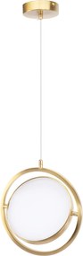 Toolight Toolight, závěsné LED svítidlo 26cm, 4000K, APP1791-CP, zlatá matná, OSW-06068
