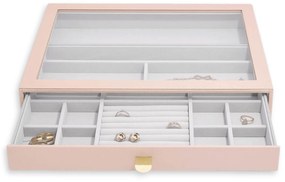 Stackers, Šperkovnice se šuplíkem Blush Supersize Display Drawer | růžová 75811
