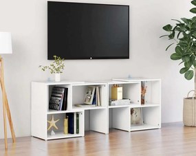 vidaXL TV skříňka 104 x 30 x 52 cm dřevotříska [808357] Barva: Bílá