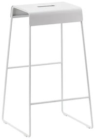 Zone Denmark Kovovová barová židle A-Stool Soft Grey 65 cm (nosnost 110 kg)