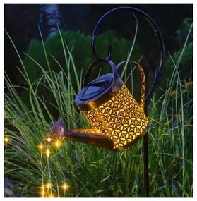 Aldotrade Lampa solární Konev, 37 LED, teplá bílá