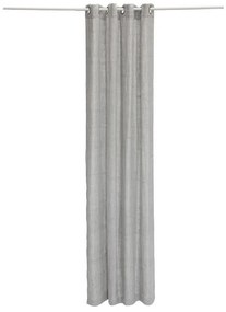 Lněný závěs RIKKE světle šedý 140x250 cm