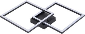 XXXLutz STROPNÍ LED SVÍTIDLO, 55,8/39,5/6,7 cm Boxxx - Stropní svítidla - 006360005601