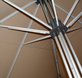 Doppler GOLIATH zahradní slunečník 500 x 500 cm červená
