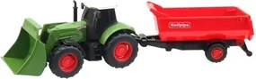 FARM COLLECTION Traktor s přívěsem na setrvačník / se zvukem a světlem