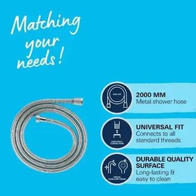 Grohe Hadice - Sprchová hadice VitalioFlex Metal 2 m chrom