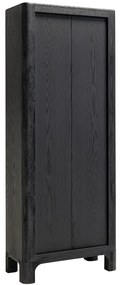 OnaDnes -20% Tmavě hnědá dubová šatní skříň Richmond Baccarat 230 x 90 cm