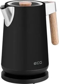 ECG RK 1768 Strix Timber černá / rychlovarná konvice / 2200W / 1.7 L /