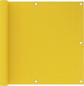 vidaXL Balkonová zástěna 90 x 600 cm HDPE [42323] Barva: Žlutá