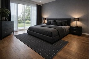 Condor Carpets, Kusový koberec Udinese antracit čtverec, 60x60, šedá, chodba / předsíň