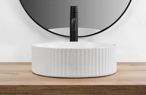 Rea Delia, umyvadlo na desku 360x360x110mm, bílá lesklá, REA-U0601