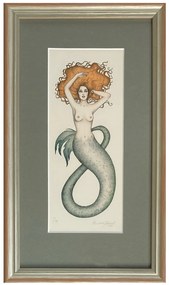 Jelenová Františka - Mořská panna | 21.4x35.4