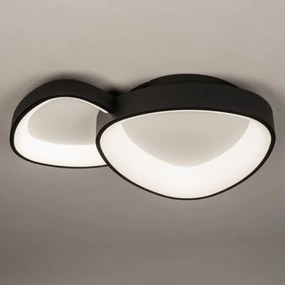 Stropní designové LED svítidlo Organic Black 58