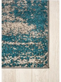 Kusový koberec Spring tyrkysový 60x200cm