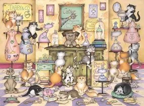 Ravensburger Puzzle: Hrátky rozdováděných koček / 500 dílků / od 12 le