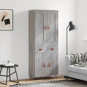 vidaXL Skříň highboard 69,5 x 34 x 180 cm kompozitní dřevo [3199850] Barva: Betonová šedá
