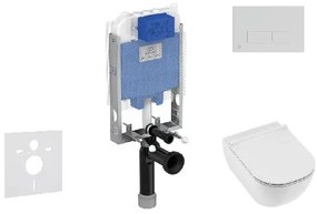 Ideal Standard ProSys - Set předstěnové instalace, klozetu a sedátka Mio, tlačítka Oleas M2, Rimless, Slowclose, Antibak, chrom mat ProSys80M SP140