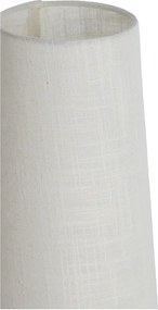 Krémová kovová stolní lampa s textilním stínidlem (výška 42 cm) Howie – Light &amp; Living