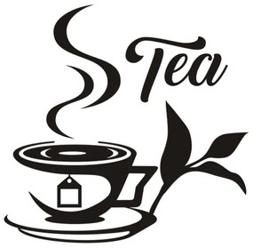 Samolepka na zeď Tea čaj, nálepka na stěnu (12613)